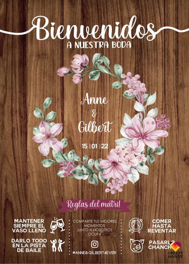 Creaty Handy - Taller Gráfico | Invitaciones | Bienvenida | Anne Creaty Handy - Taller Gráfico | Invitaciones | Bienvenida | Anne